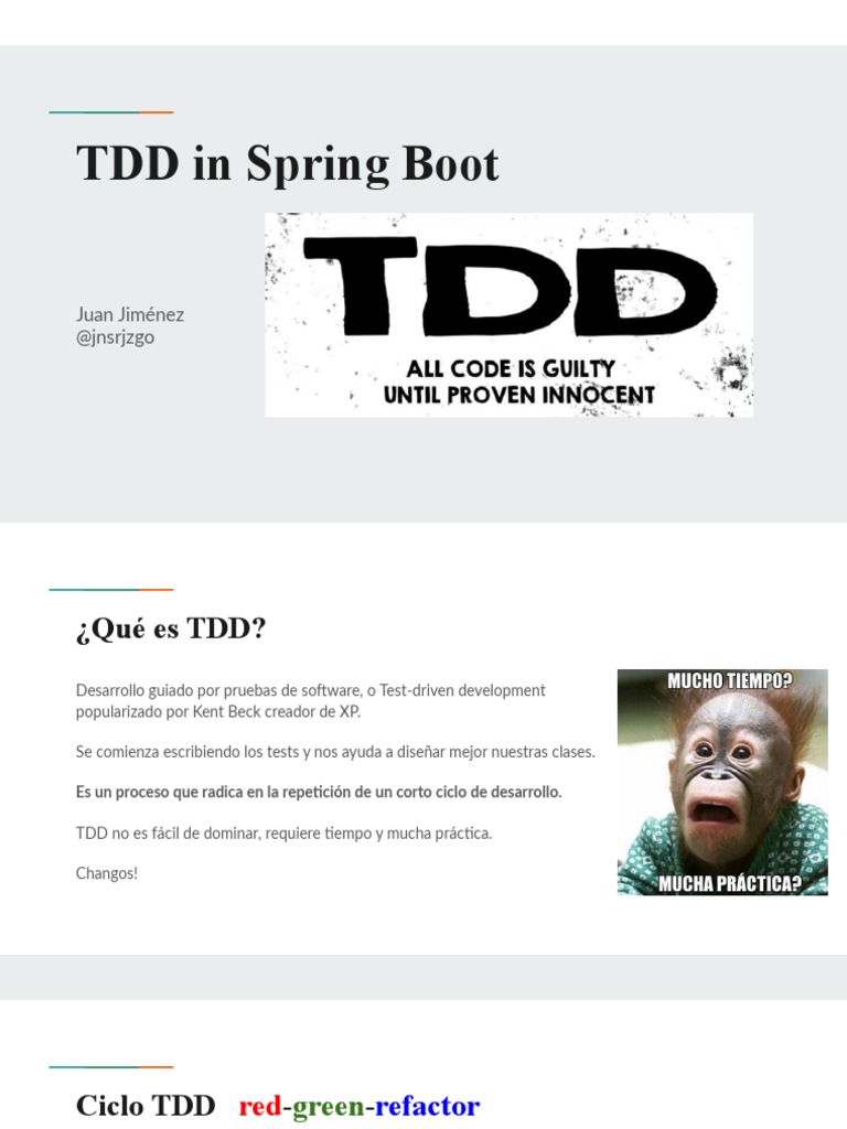 TDD in Spring Boot | PDF TDD in Spring Boot | PDF