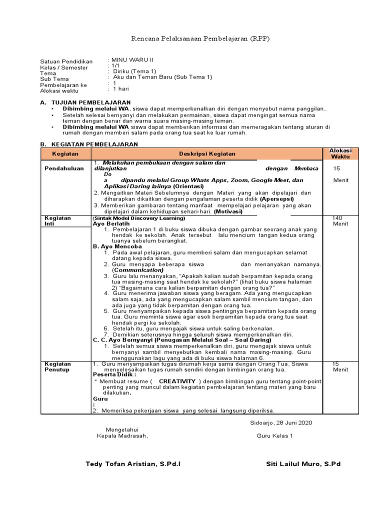 KLS 1 Tema 1 | PDF | Karier & Perkembangan