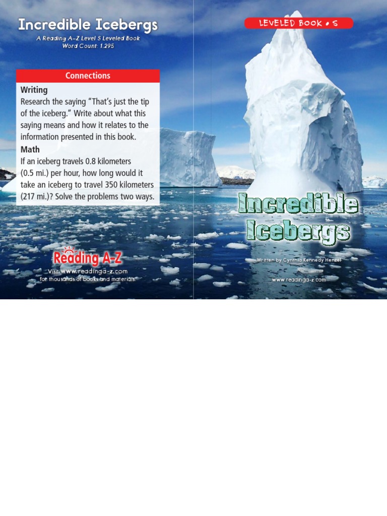 Incredible Icebergs | PDF