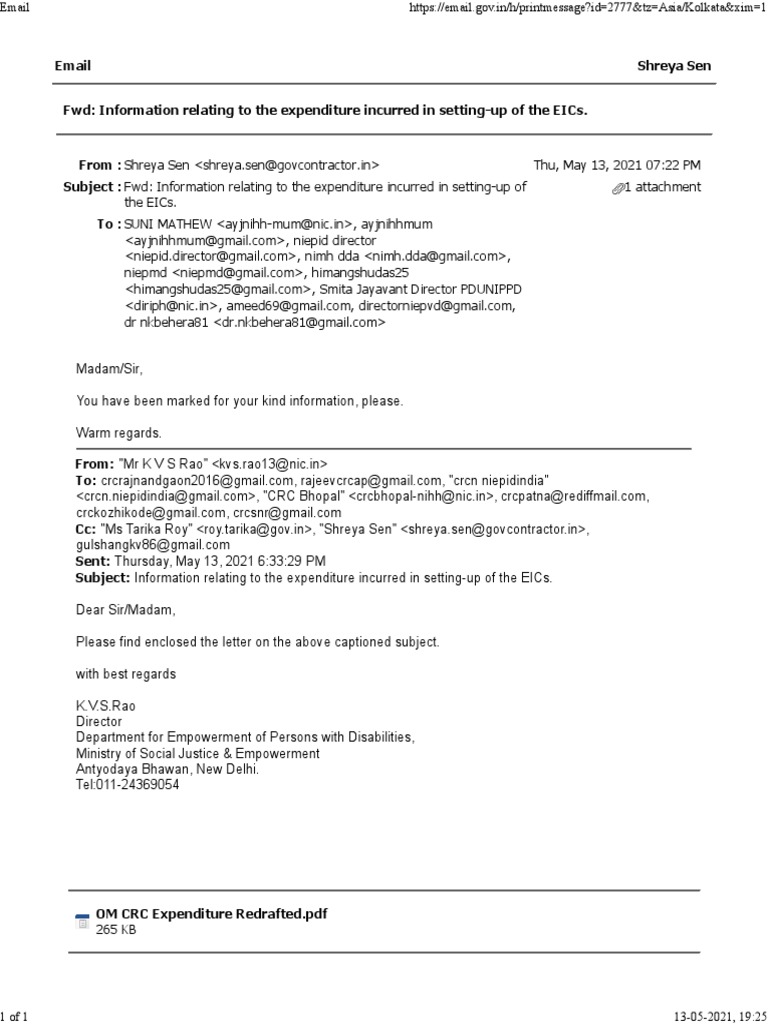 Eic Expence | PDF