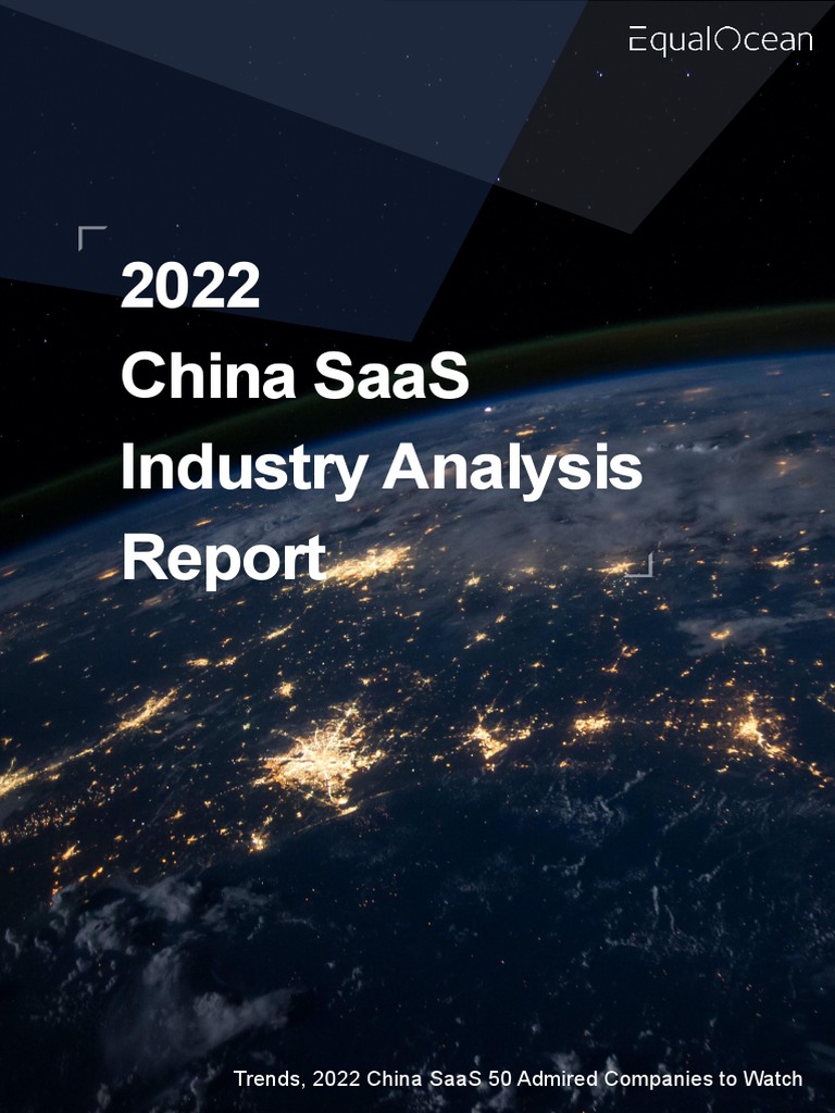 2022 China SaaS Industry Analysis Report | PDF | Business