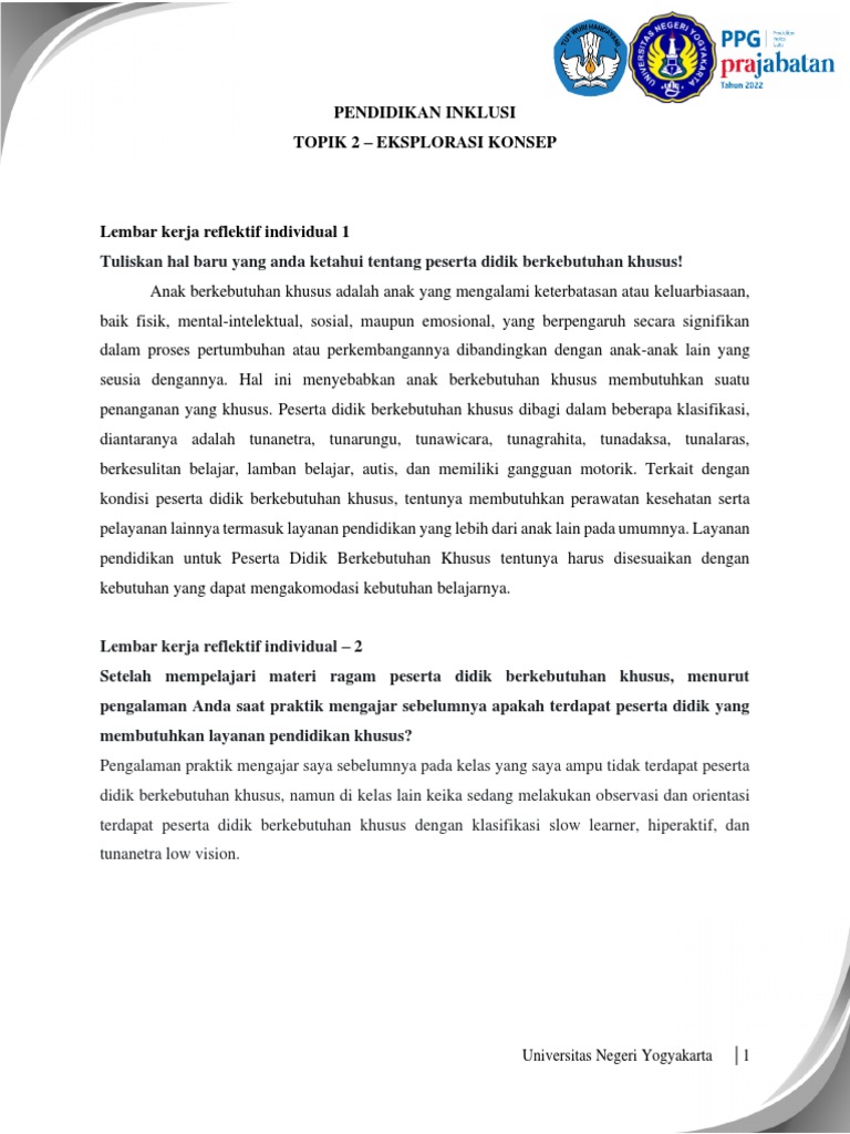 INKLUSI T2 - Eksplorasi Konsep | PDF | Kesehatan Holistik | Sains & Matematika