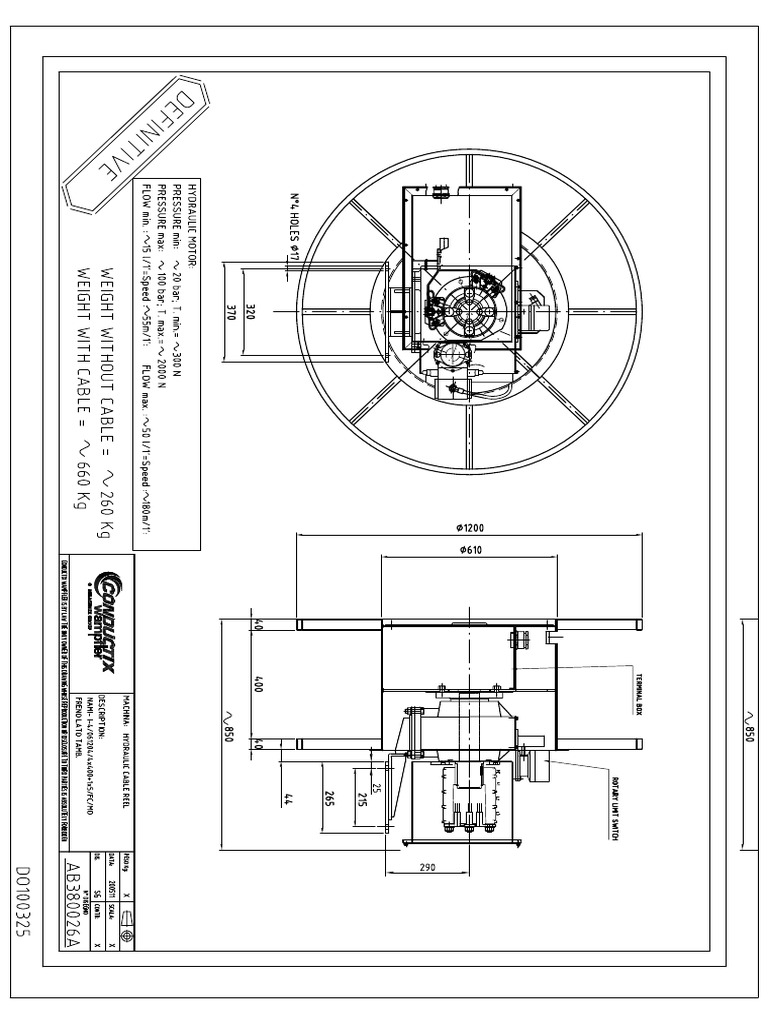 Cable Reel Spec | PDF
