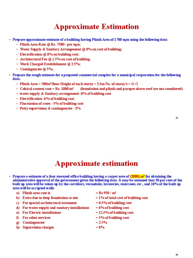 Approximate Estimation | PDF