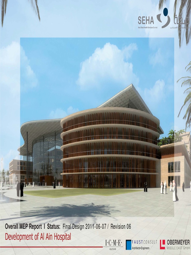 MEP Design Report for Al-Ain Hospital | PDF | Security Alarm | Civil ...