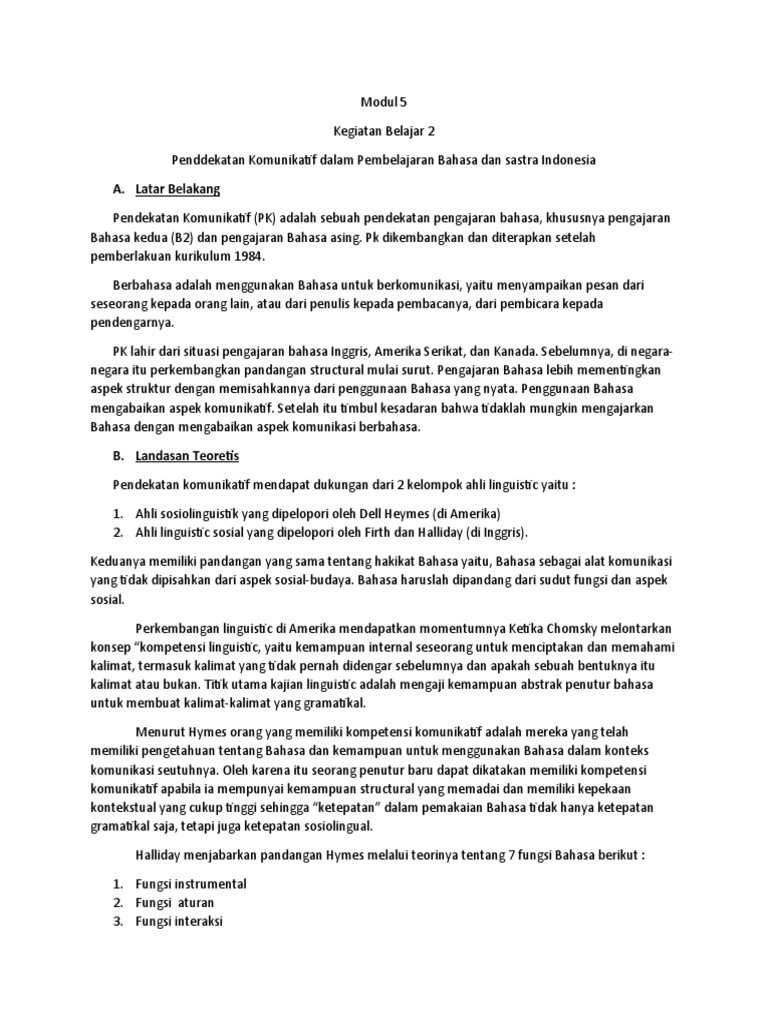 Rangkuman Modul 5 KB 2 | PDF