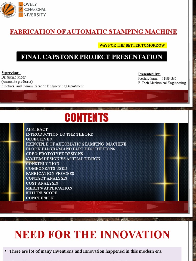Automati Stamping Machine | PDF | Machines | Mechanical Engineering