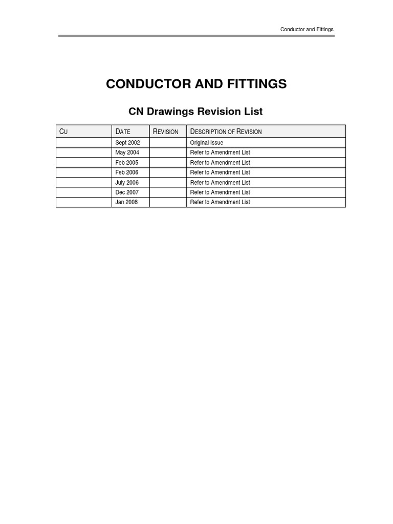 Section 07 - Conductors and Fittings | PDF