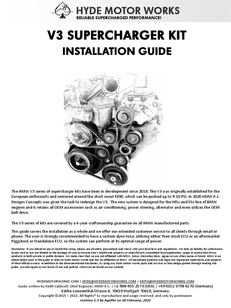 V3 Installation Guide - 28 Feb 2022 | PDF | Rotating Machines ...