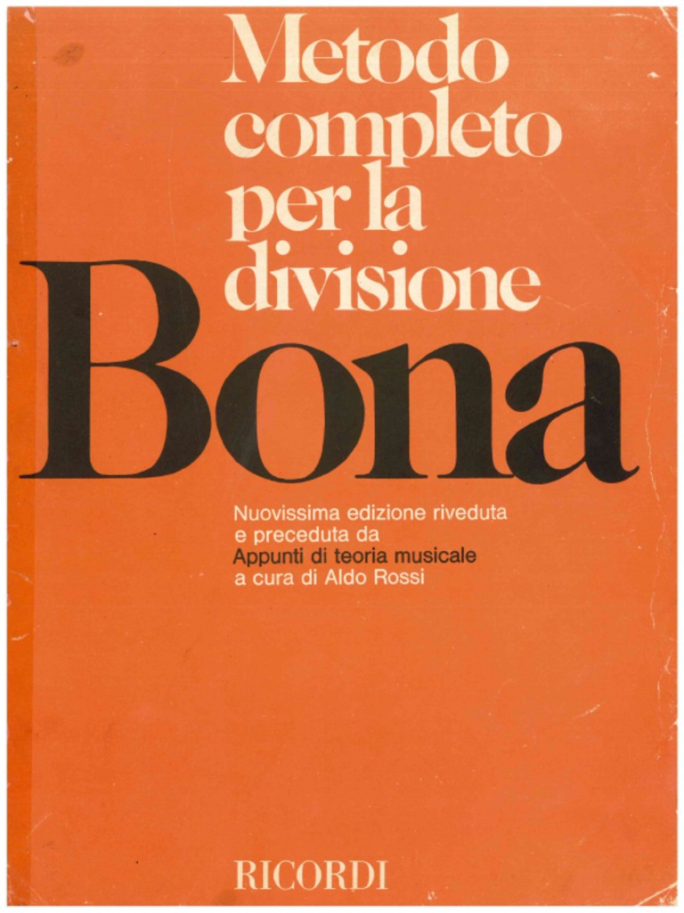 Bona - Metodo Completo | PDF