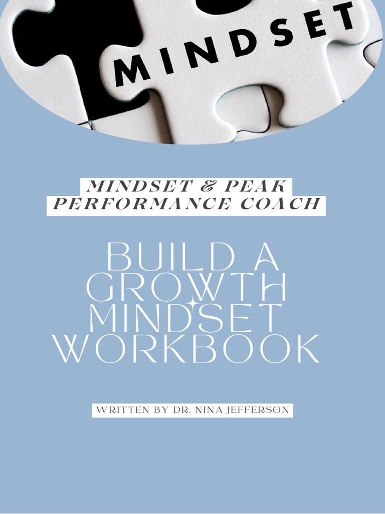 Build A Growth Mindset Workbook.03 | PDF | Self-Improvement
