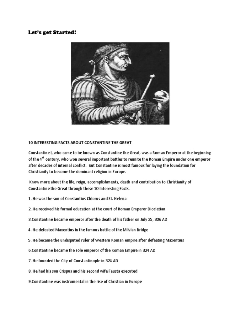 Constantine The Great | PDF