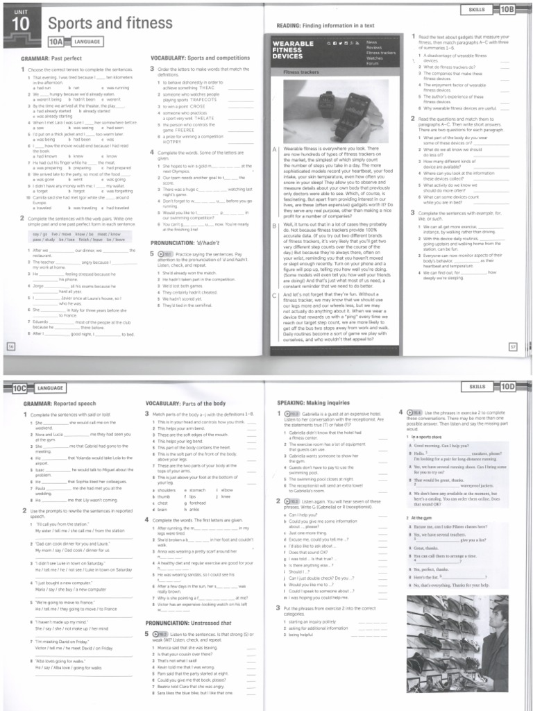 2B Personal Best B1 - Workbook - Pre-Intermediate - Units 10-12 ...