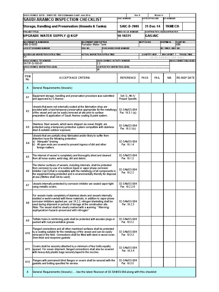 SAIC-D-2005 Rev 8 | PDF | Corrosion | Materials