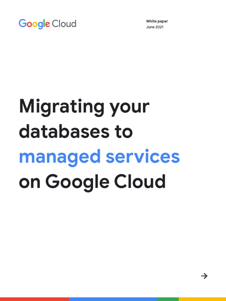 Cloud Database Migration Guide | PDF | Cloud Computing | Databases
