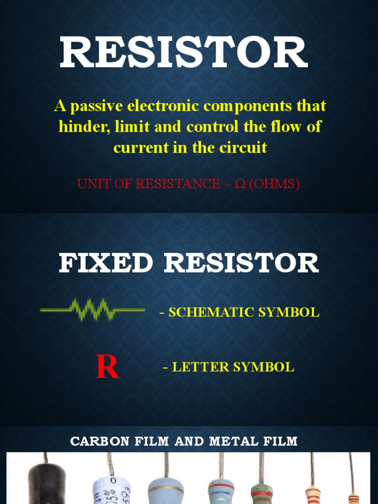 Resistor Basics for Electronics Enthusiasts | PDF