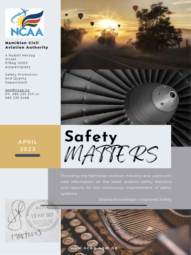 Namibian Aviation Safety Bulletin | PDF | Risk | Aeronautics