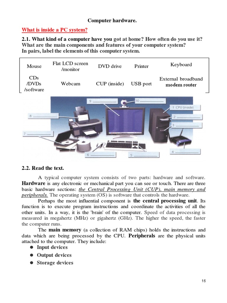 Hardware 2.1-2.7 | PDF