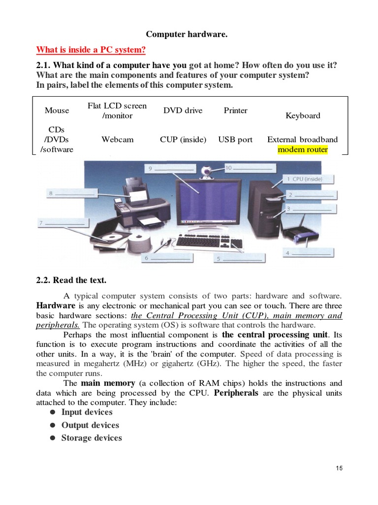 Hardware 2.1-2.13 | PDF