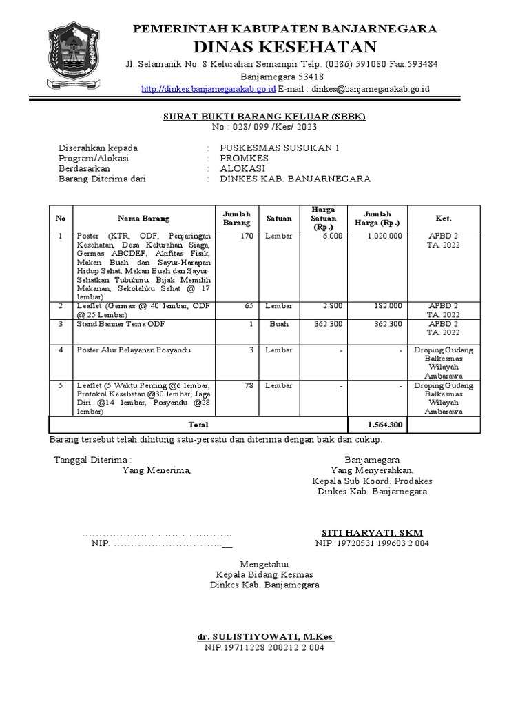 SBBK Media Promkes Distribusi Jan-2023-Print | PDF