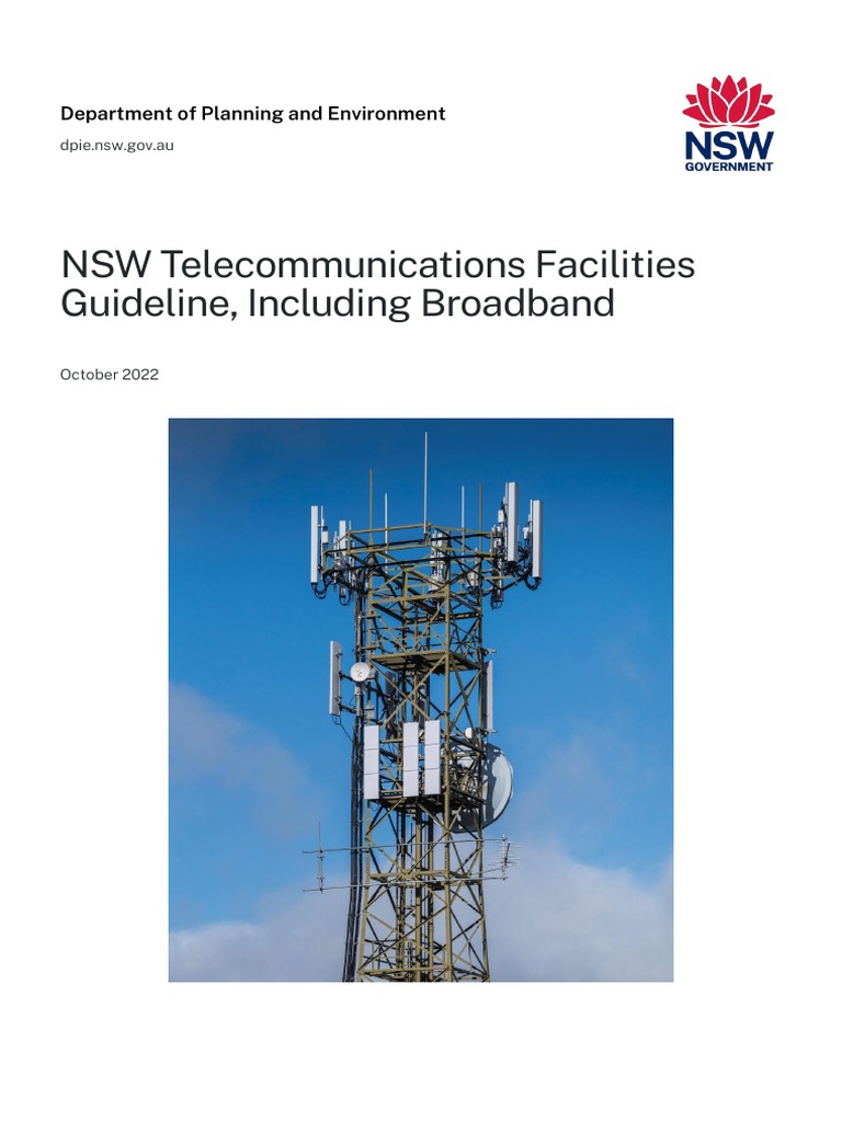 NSW Telecommunications Facilities Guideline Including Broadband | PDF