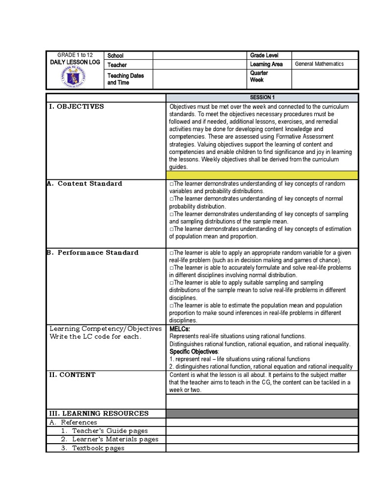 Melc 5 Pdf Learning Sampling Statistics