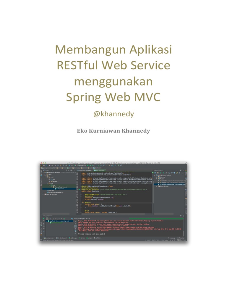 Membangun Aplikasi RESTful Web Service Menggunakan Spring Web MVC | PDF