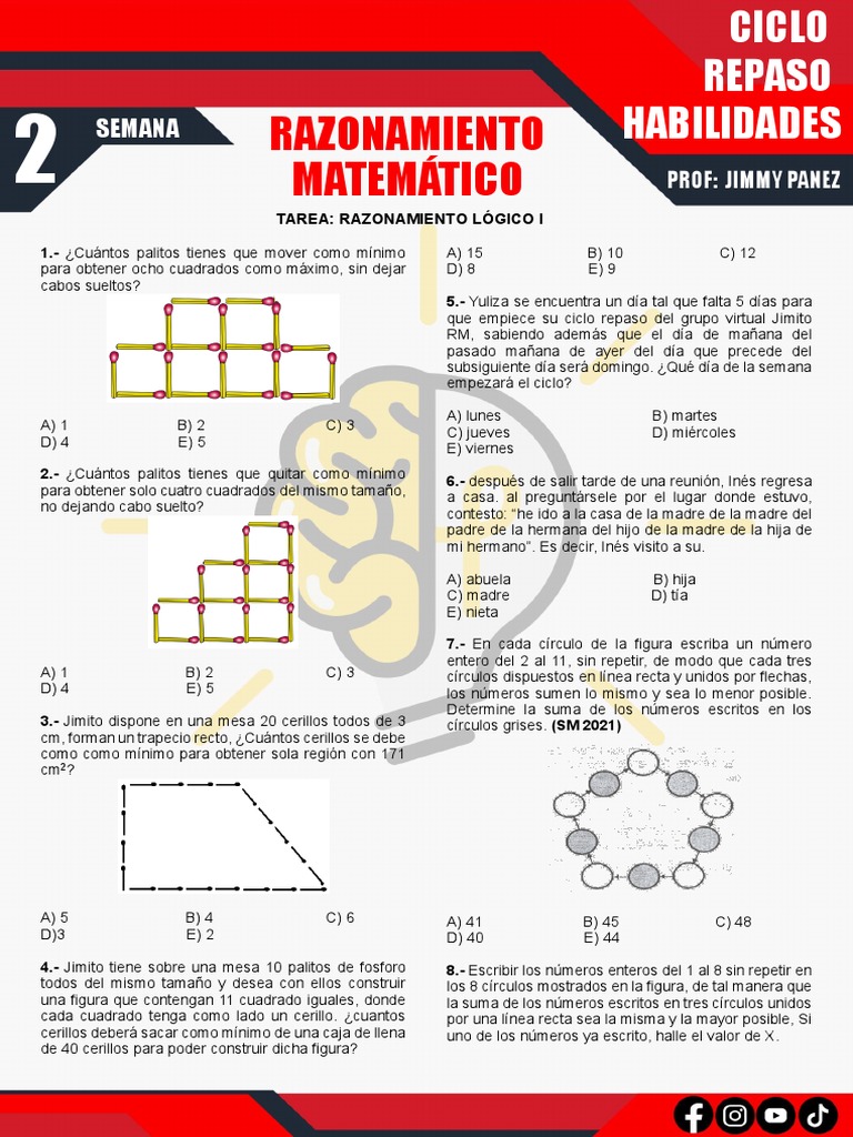 RM Tema 3 Raz Logico I Tarea | PDF