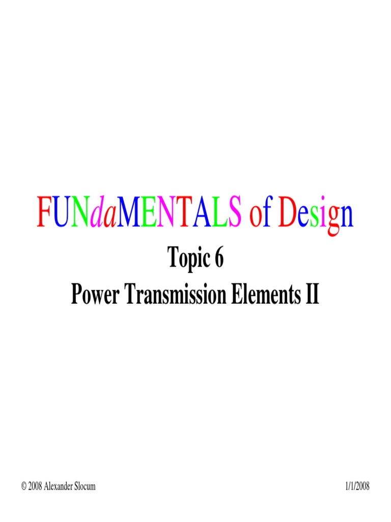 Fundamentals Ball Screw Lead Screw And Gears Pdf