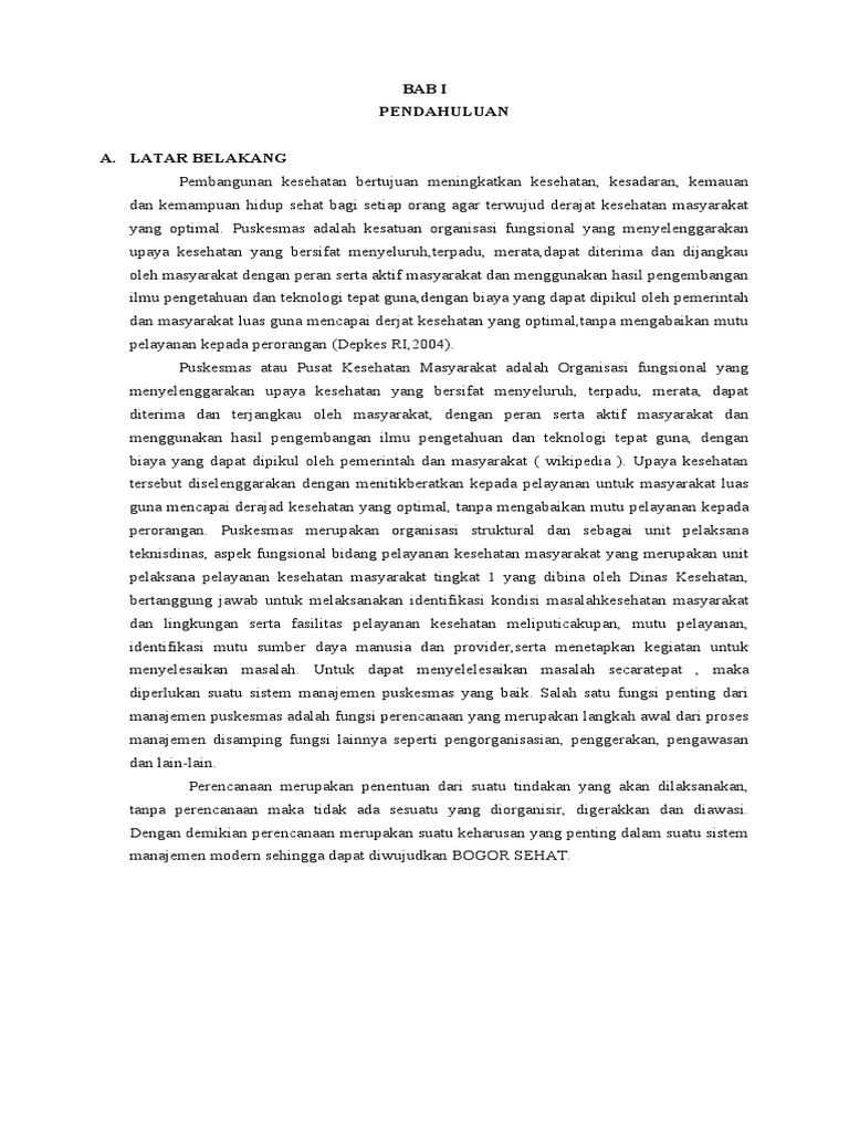 RPK 2018 | PDF | Kesehatan Holistik