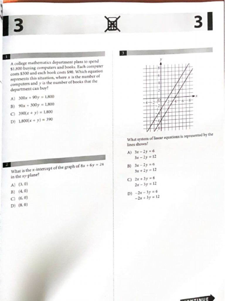 Sat Math Section | PDF