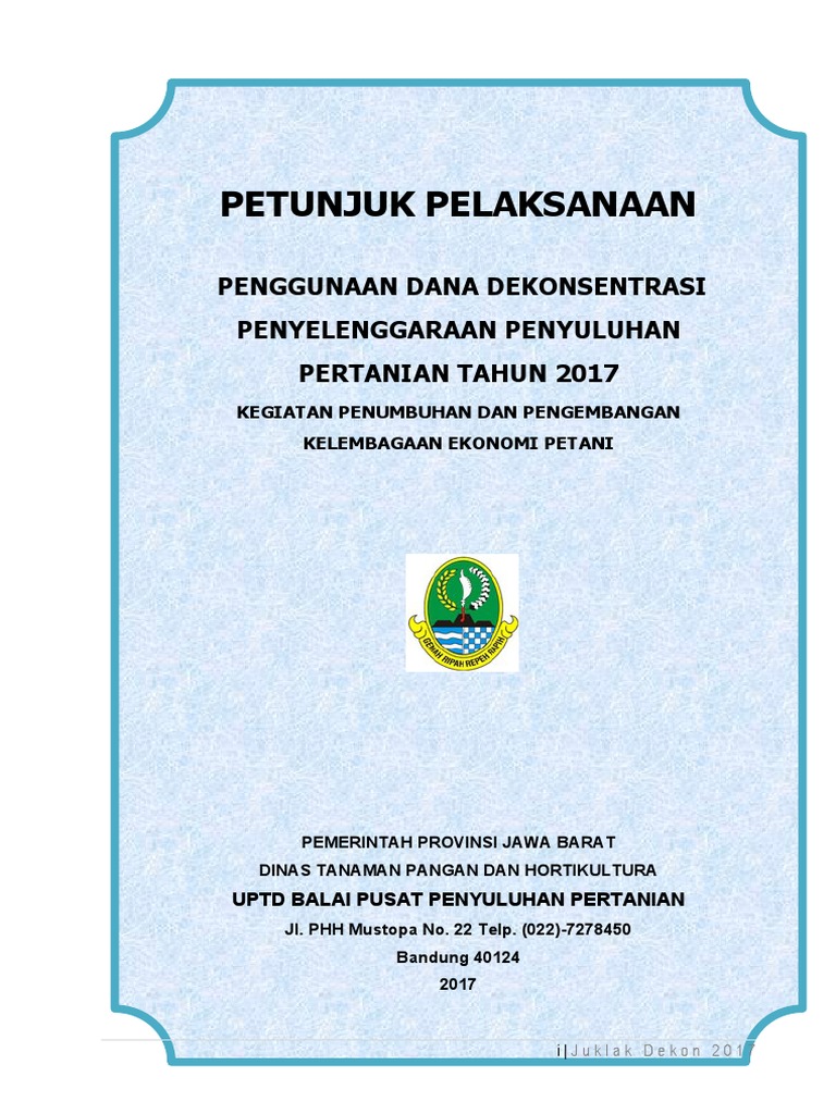 Juklak Kep 2017 | PDF