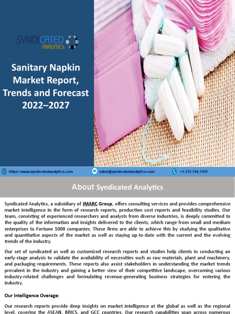 Sanitary Napkin Market Re.9709614.Powerpoint | PDF | Economies
