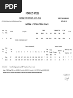 Sample MTC: Material Test Certificate | PDF | Screw | Manufactured Goods