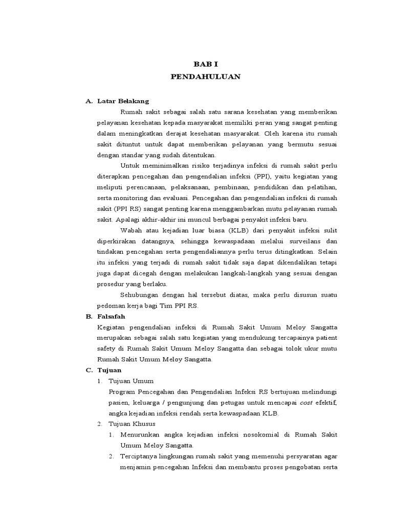 Pedoman Pelayanan Ppi | PDF