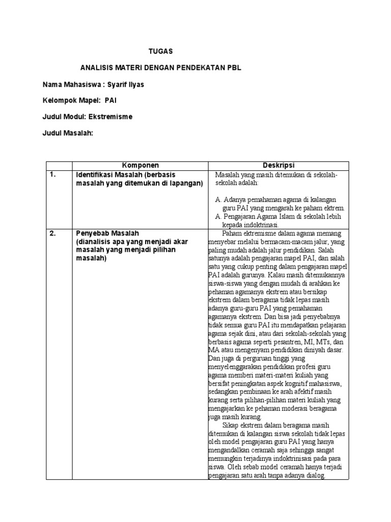 Problem Based Learning | PDF