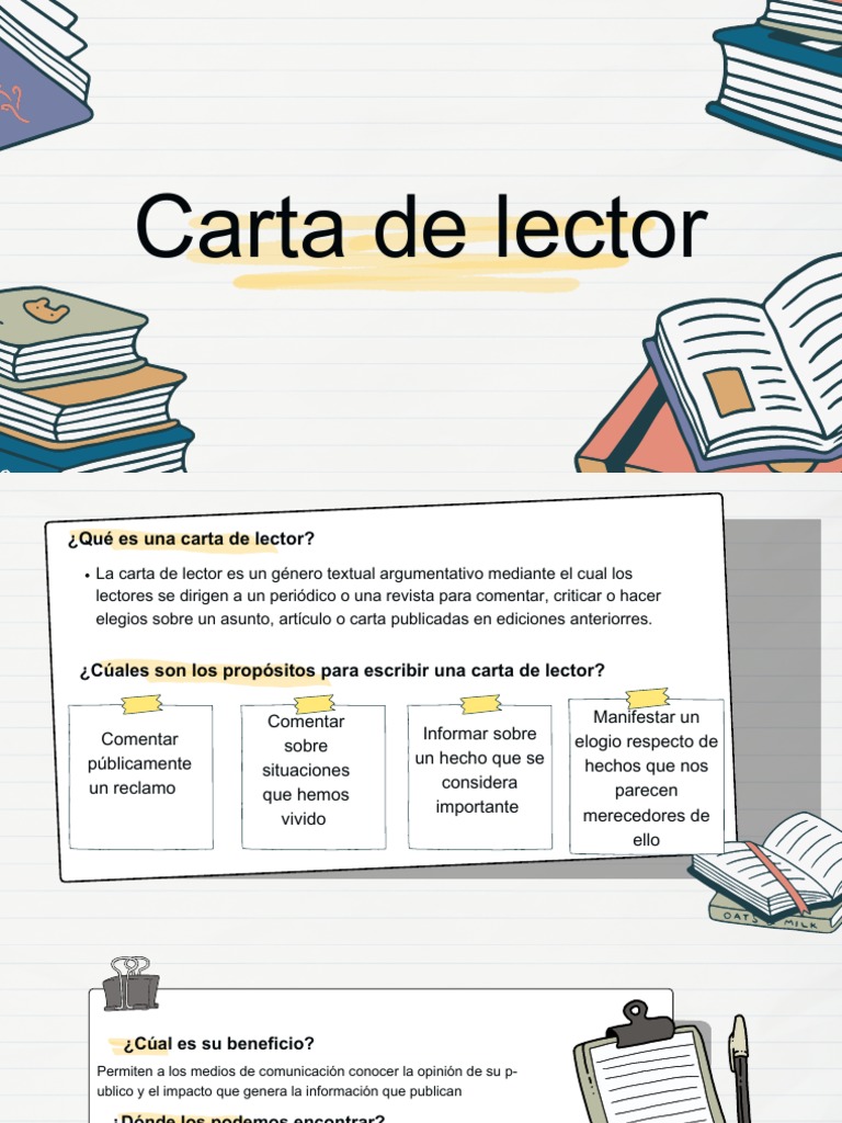 Guía para escribir una carta de lector | PDF | Periódicos