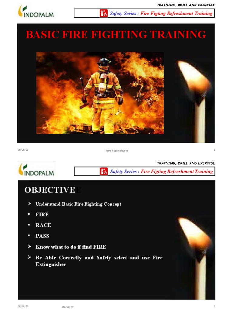 Basic Fire Fighting Training 2022 | PDF