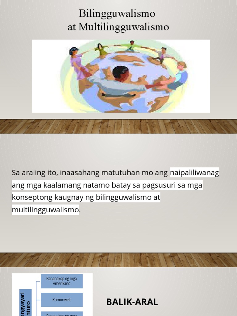 Bilingguwalismo at Multilingguwalismo | PDF