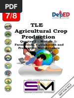 Tle7 - 8-Agri-Agri-Crop Production Q1 M1 W1 | PDF | Plough | Agriculture