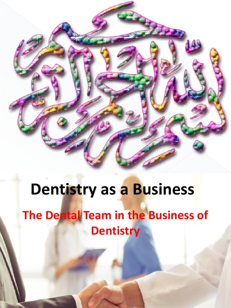 2 The Dental Team in The Business of Dentistry | PDF | Dentistry | Dentist