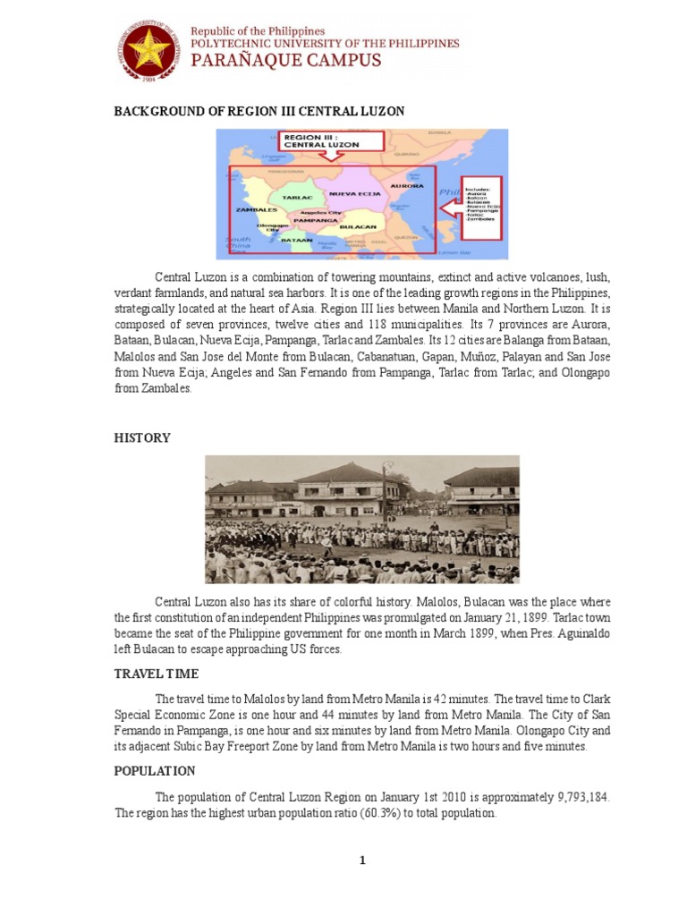 Region Iii | PDF | Foods