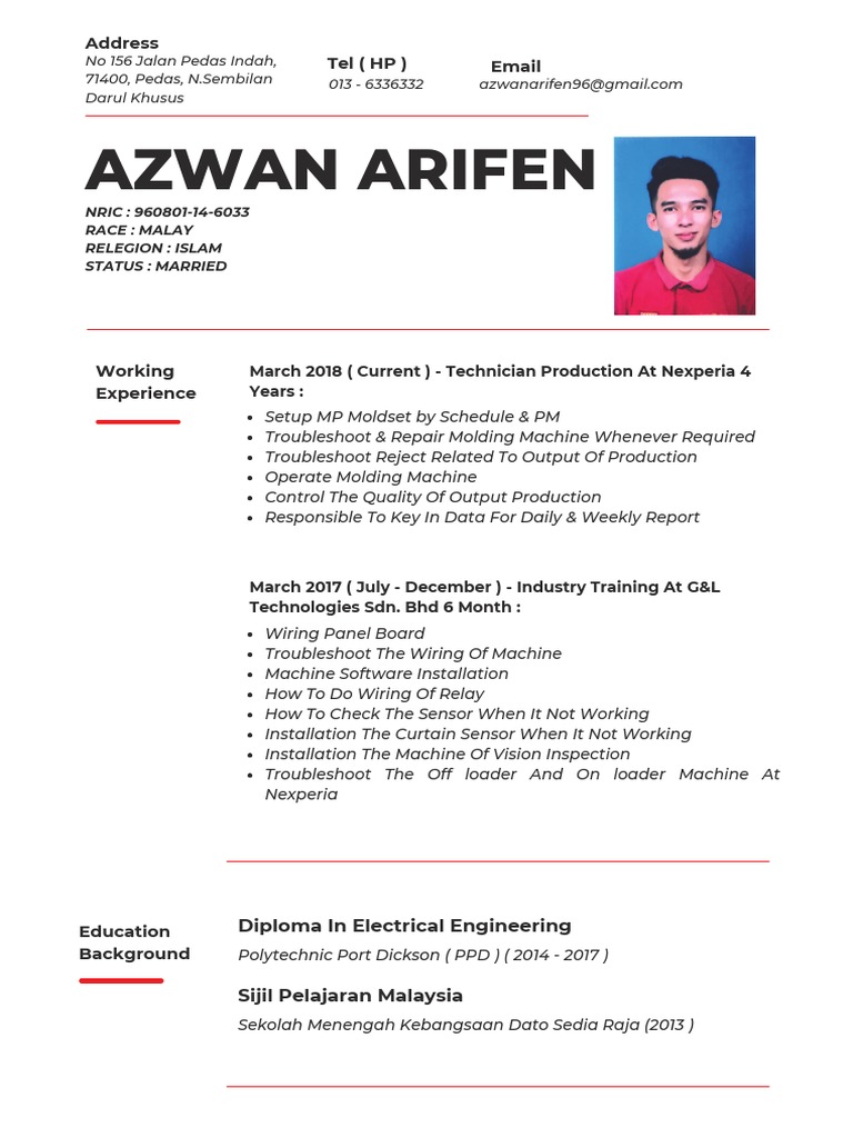Azwan Resume | PDF | Computers