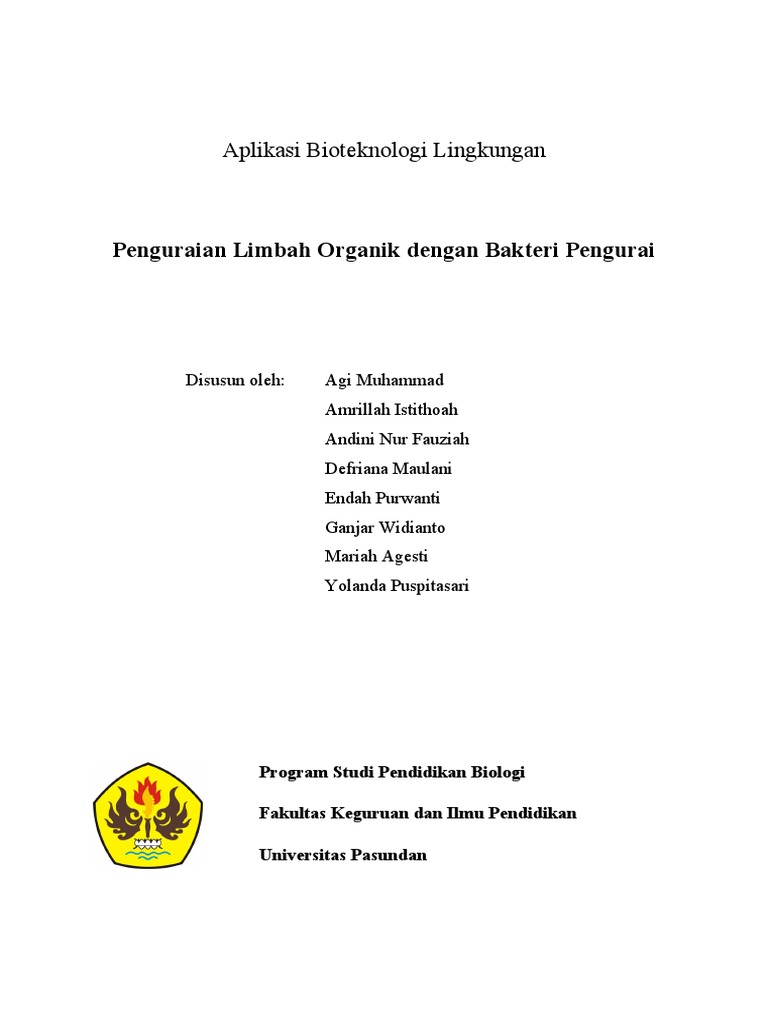 87458_Laporan Biotek Lingkungan | PDF
