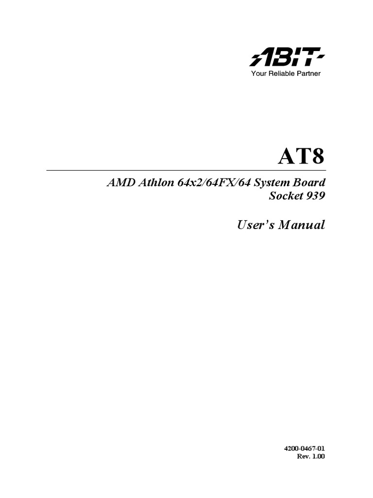 Abit AT8 Manual | PDF