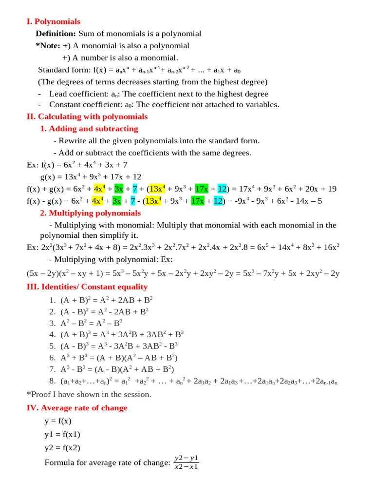 Lesson 1 Notes | PDF Lesson 1 Notes | PDF