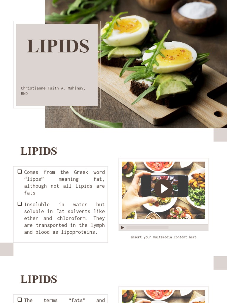 Lipids Fats Pdf Lipid Fatty Acid