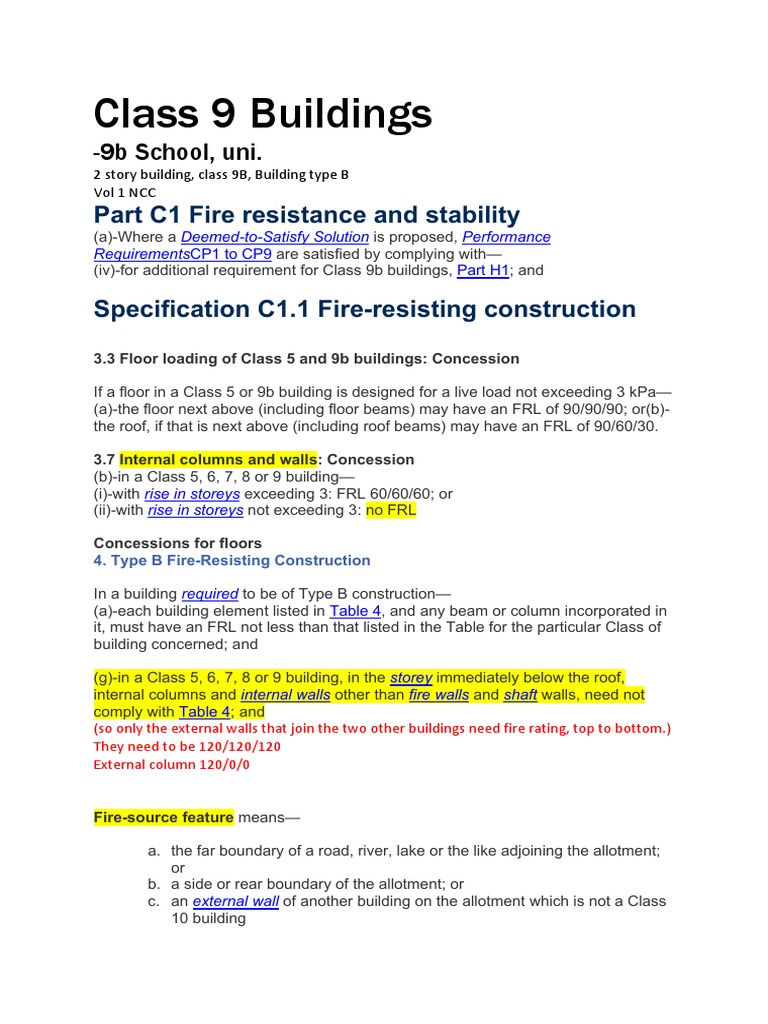 Class 9 Buildings | PDF