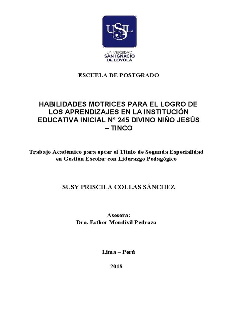 2018 Collas Sanchez Susy Priscila | PDF | Maestros | Evaluación