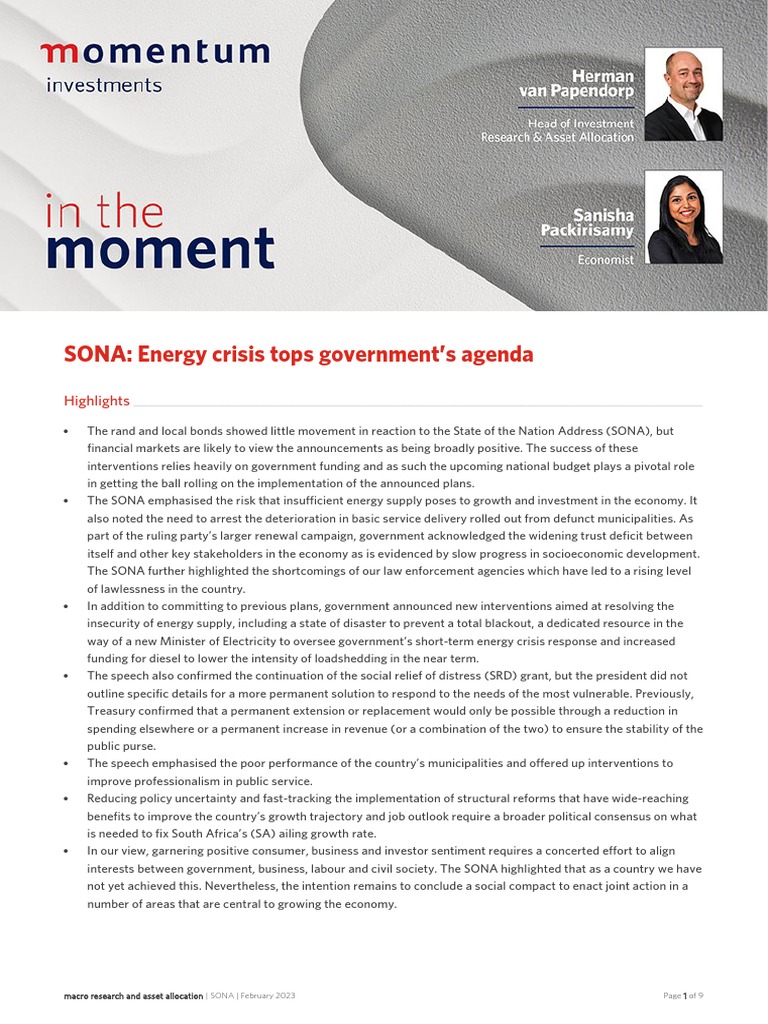 SONA 2023 Insights 1676040098 | PDF